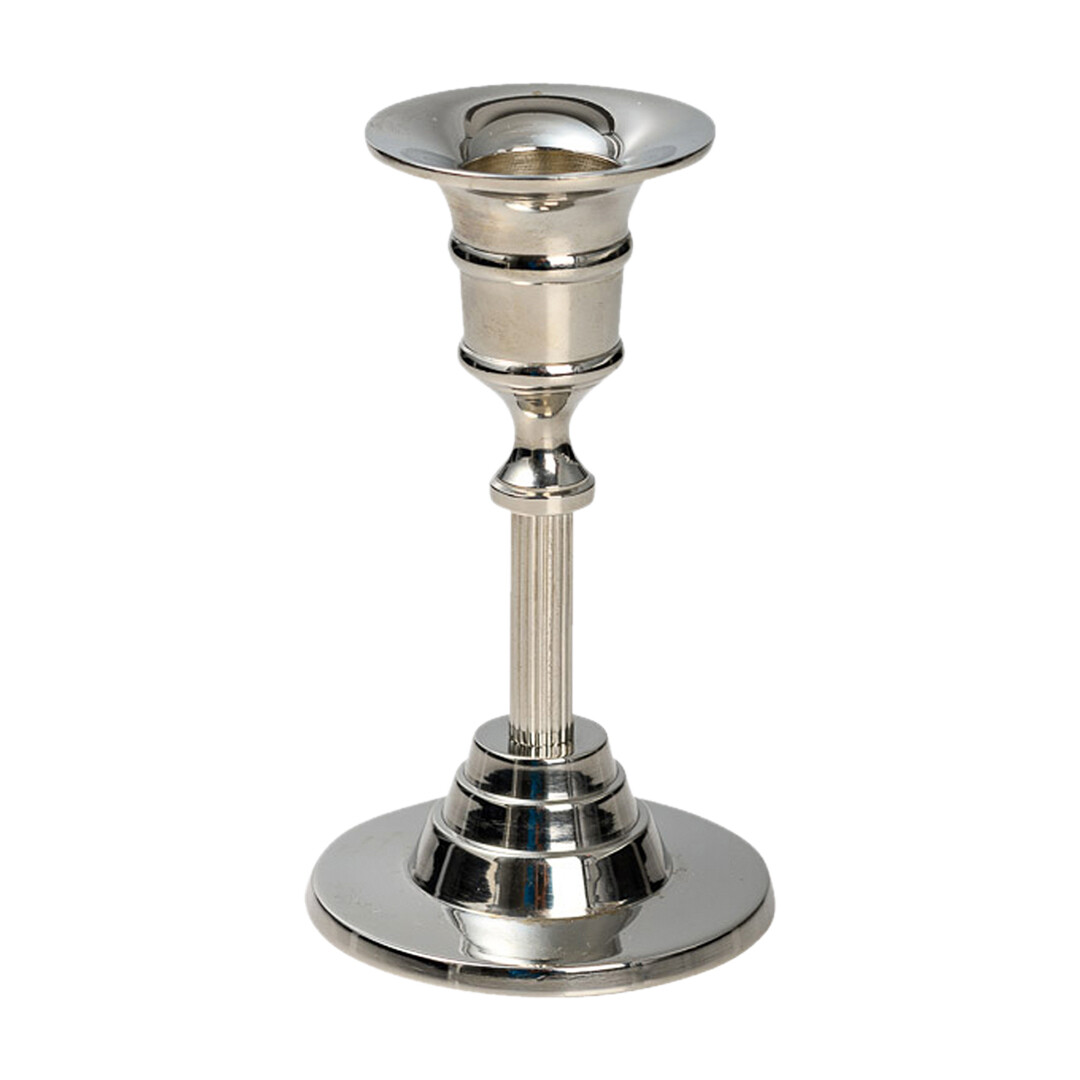 Rod Candle Holder Brass Nickel Plated Height 12cm Candle Holder For ...