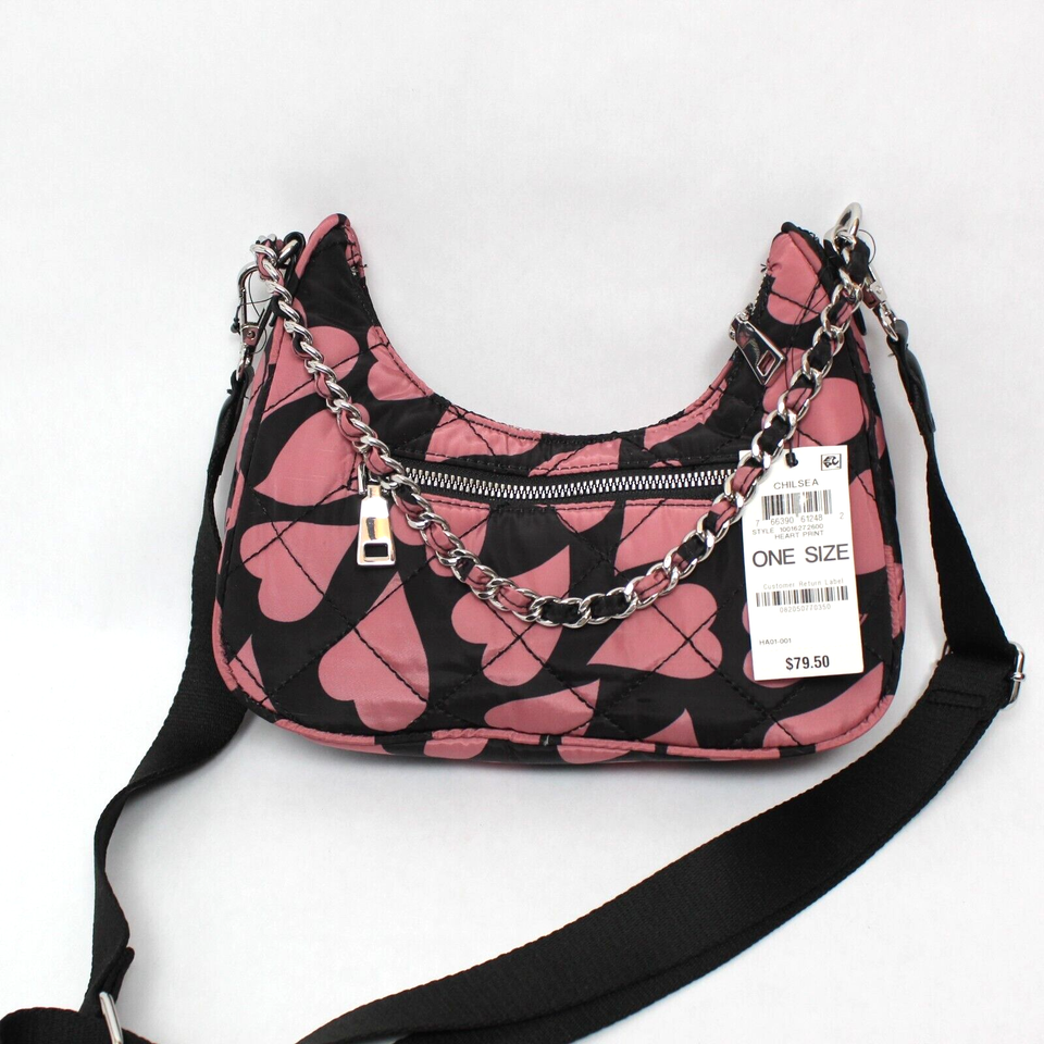 INC Pink Hearts Crossbody International Concepts Chilsea Purse $80 MSRP ...