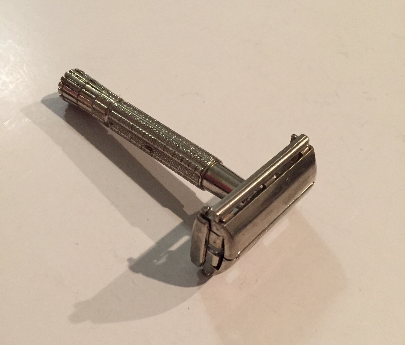 Mid Century 1956 B-3 Gillette Super Speed Flare Tip Double Edged Safety ...