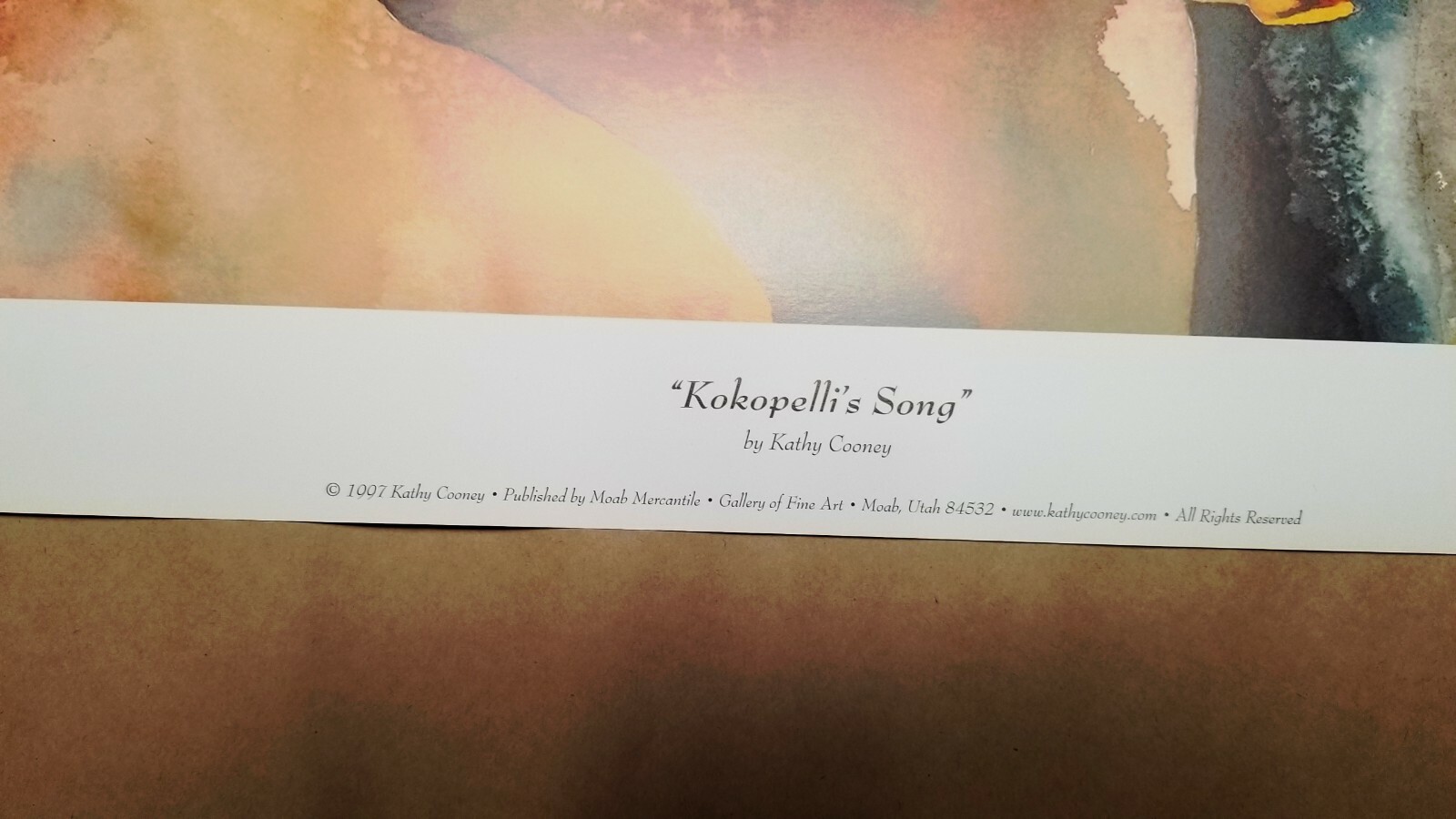 Kokopelli's Song By Kathy Cooney | eBay