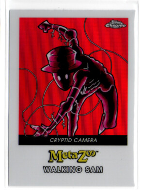 2022 Topps Chrome Metazoo Walking Sam Cryptid Camera #71-F Holo | eBay