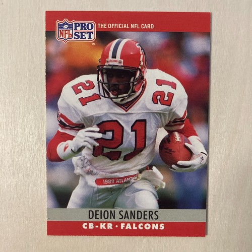 Deion Sanders 1990 Pro Set #36 NFL Football Atlanta Falcons | eBay