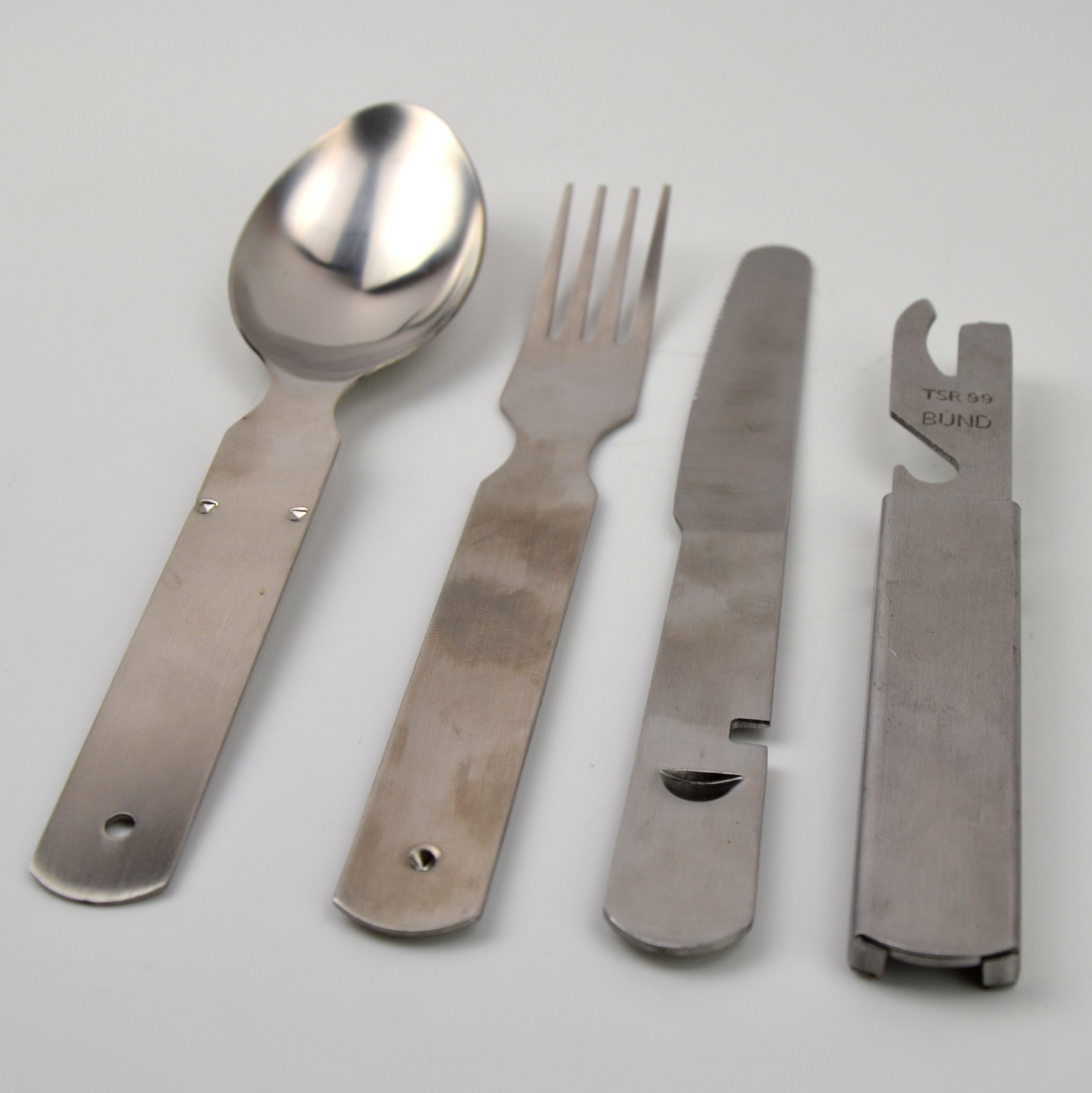 Genuine German army cutlery set eating utensils NEW multitool kit ...