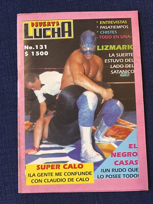 Vintage Mexican Comic Activity Book DIVERTI LUCHA 131- LUCHA LIBRE 90s ...