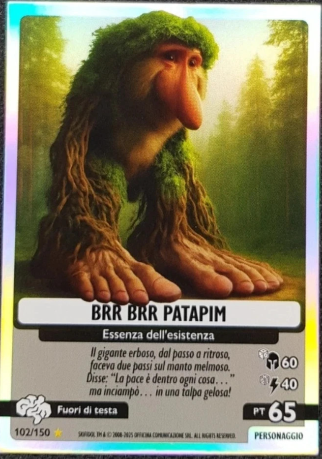 Carte skifidol brainrot italian card game trading brain rot rare cards ...