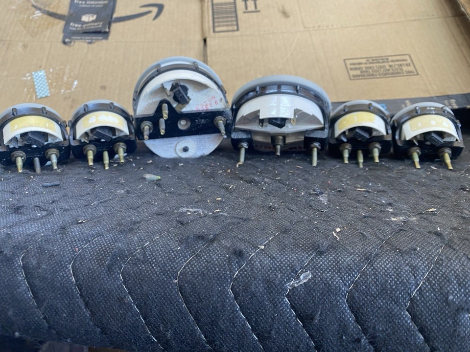 US marine Boat Gauge Set Of 6pcs White Faced Used #6 | eBay