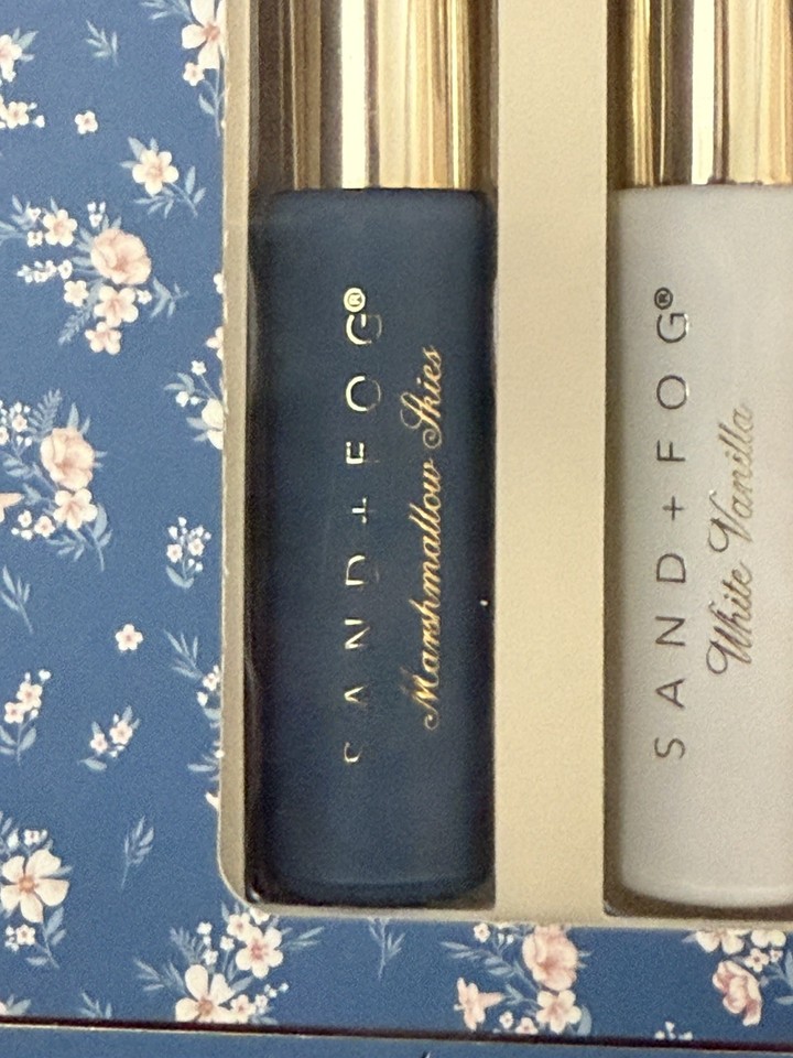 Sand + Fog Perfume Oil Discovery Set Marshmallow Skies, White Vanilla ...