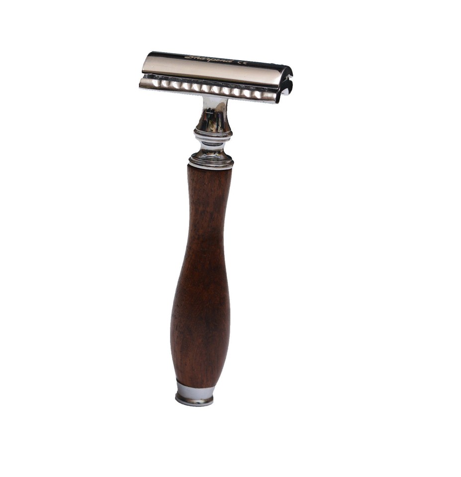 BARBER SALON STRAIGHT CUT THROAT RAZOR WITH LEATHER STROP SHARPENING ...