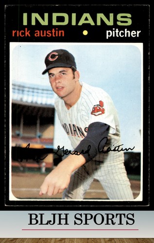 1971 Topps #41 Rick Austin Cleveland Indians (see pics) RC | eBay