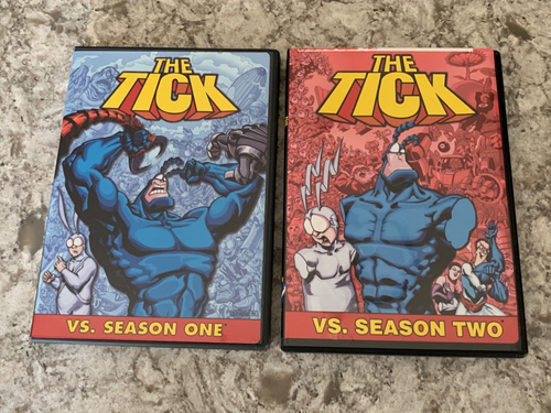 The Tick DVD seasons 1 & 2, action figure, t-shirt, comic, MOAV society ...
