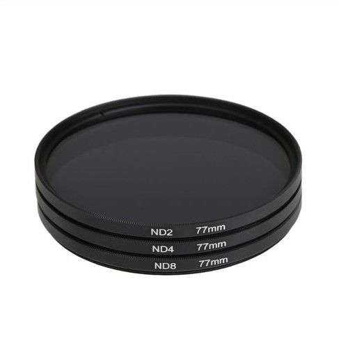 Choho 3pc Nuetral Density Filter Set ND2 ND4 ND8 Canon Nikon Fuji Sigma ...
