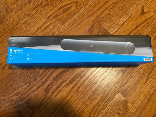Brookstone ElitePulse Wireless bluetooth Soundbar speaker Built In Mic ...