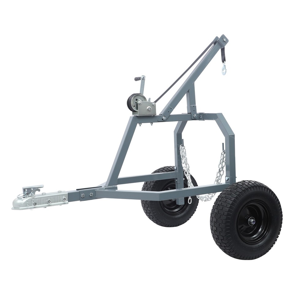 ATV Log Skidding Arch 1600lbs, 2 Wheel, Log Holder for Wood Transport ...
