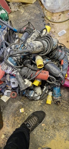 used power tools joblot 110v and 240v grinders and drills | eBay UK