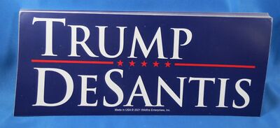 WHOLESALE LOT OF 20 TRUMP GOVERNOR DESANTIS STICKER FLORIDA 2024 ...