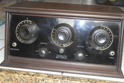 1920's Freshman Masterpiece 5-Tube Radio Receiver w/o Tubes | eBay