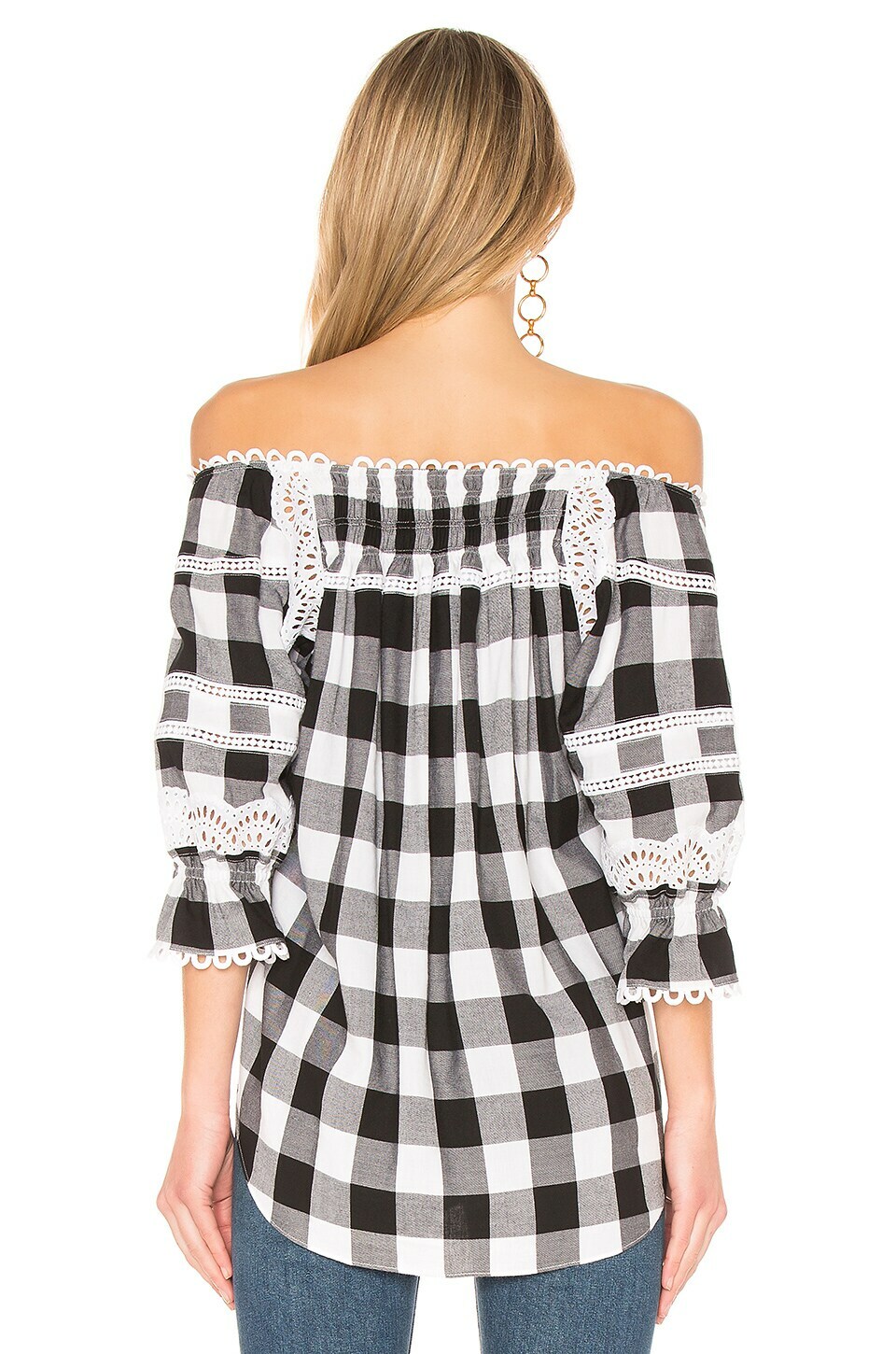 Marissa Webb Womens Amalia Buffalo Blouse Plaid top B… - Gem
