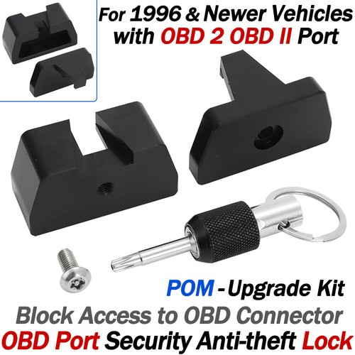 OBD II Port Lock Tool Kit OBD2 Security Anti-theft Block Access to OBD ...