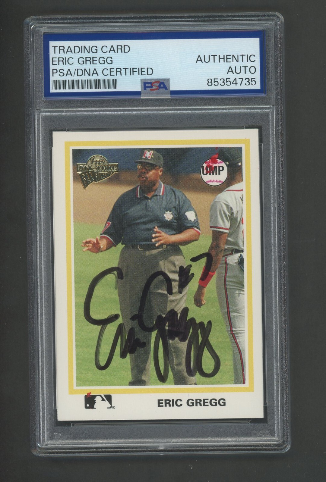 Eric Gregg 2004 Topps All Time Fan Favorites #97 MLB Umpire PSA/DNA ...
