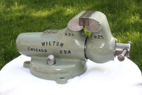 Vintage Wilton Toddler Bullet Vise 825/925 2.5" Jaws Dated 10-46 Swivel ...