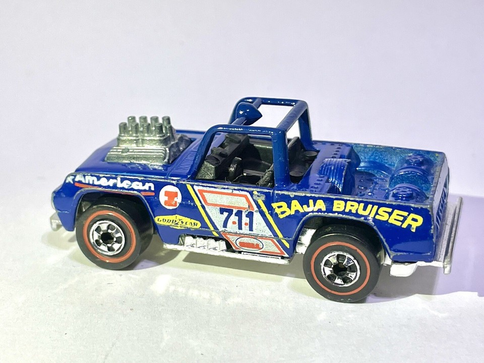🥶Hot Wheels 1973 H/K Redline Flying Colors Baja Bruiser Blue Ultra Rare ...