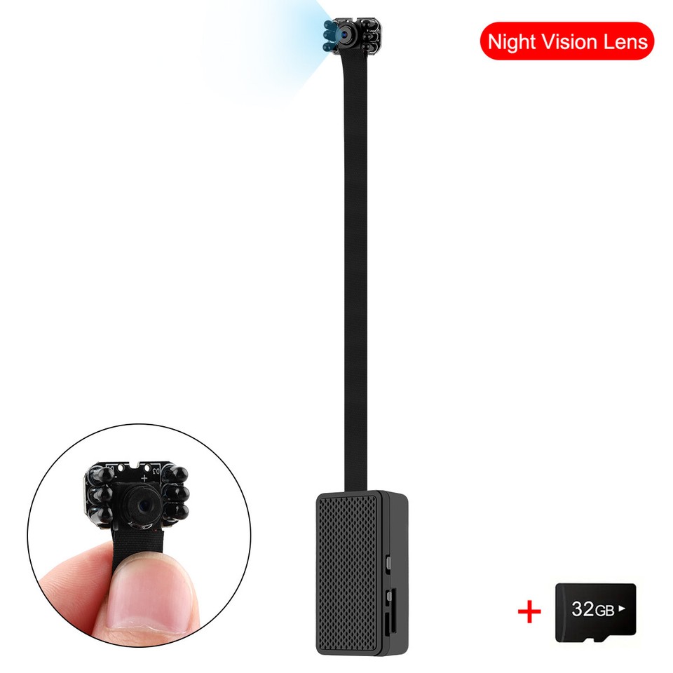 👍Wireless WiFi 4K 1080p HD Spy small Hidden pinhole DIY Screw Mini ...