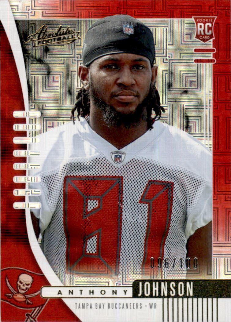 2019 Panini Absolute - Rookie Anthony Johnson #191 Red Squares /100 (RC ...