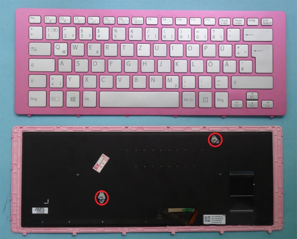 Tastatur SONY Vaio Multi-Flip VSF15N SVF15N1E2ES SVF15N1L2ES Keyboard ...