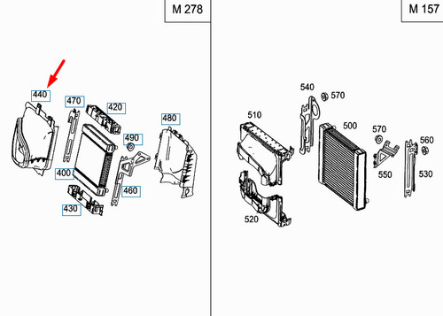 NEW MERCEDES-BENZ S-CLASS W222 AIR DUCT A2225050261 ORIGINAL | eBay
