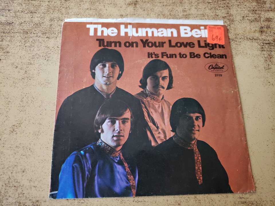 JOE TING MARKULIN AUTOGRAPHED 1968 VG+ The Human Beinz Nobody But ...