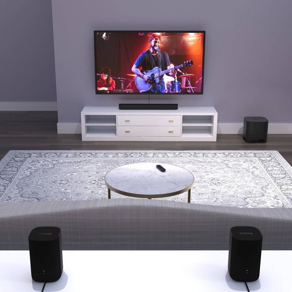 Roku Wireless Speakers for Roku TV, Roku Smart Soundbar, Roku Streambar ...