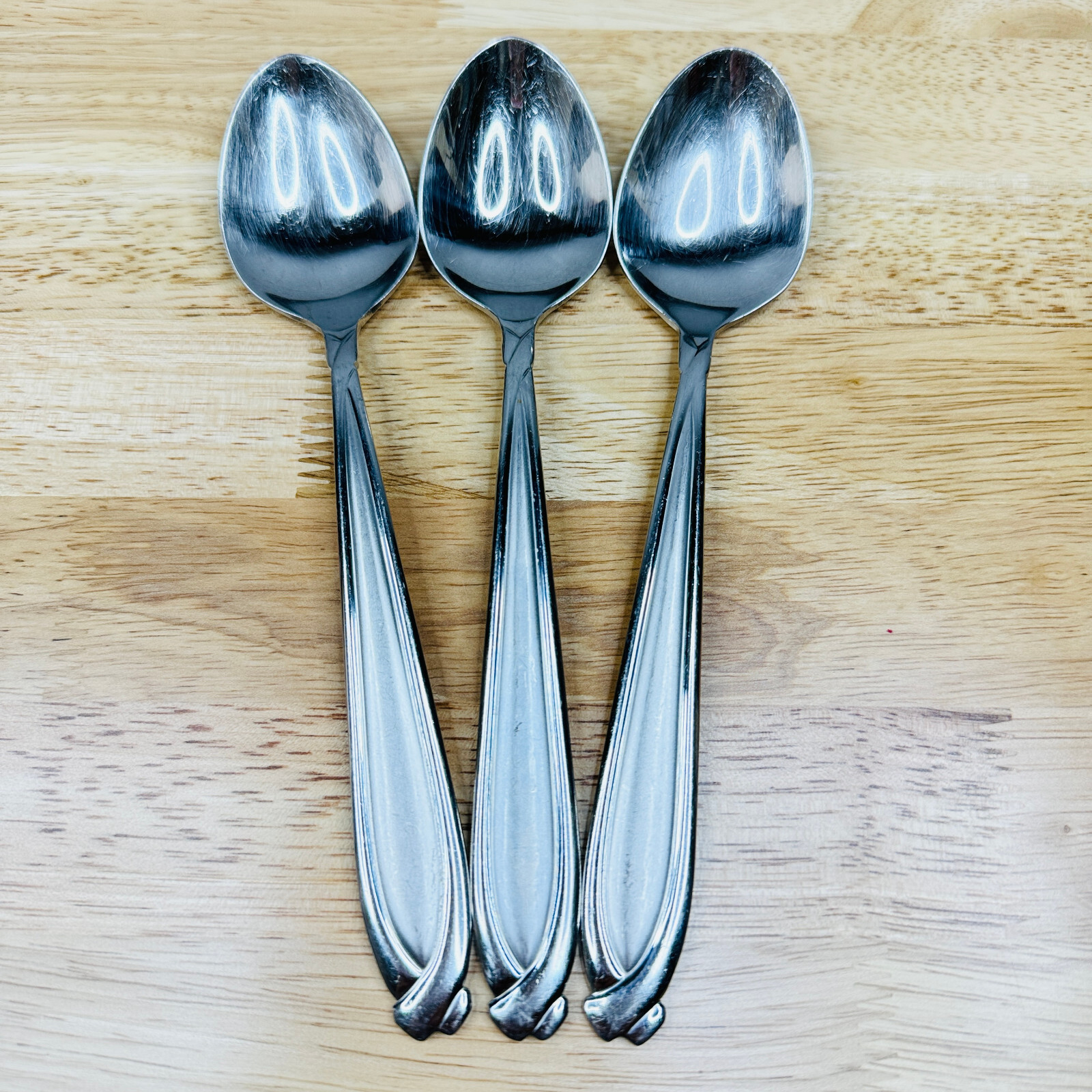 Hampton Silversmiths CONCORDE 3 Soup Spoons Stainless Steel Flatware | eBay