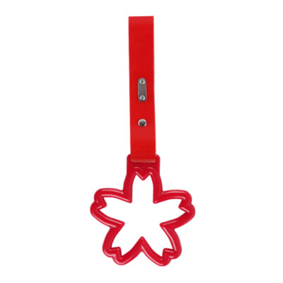 New JDM Flower TSURIKAWA Red Ring Car Subway Train Bus Handle Strap PVC ...