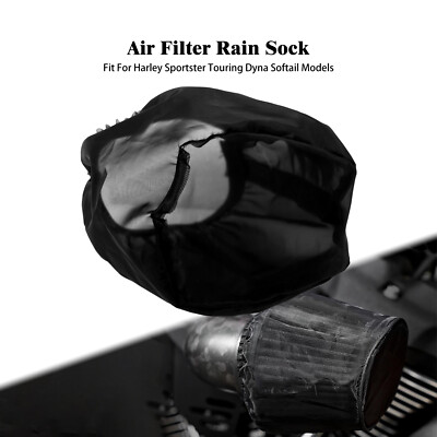 Motorcycle Air Cleaner Filter Rain Sock 117 Fit For Harley Softail ...
