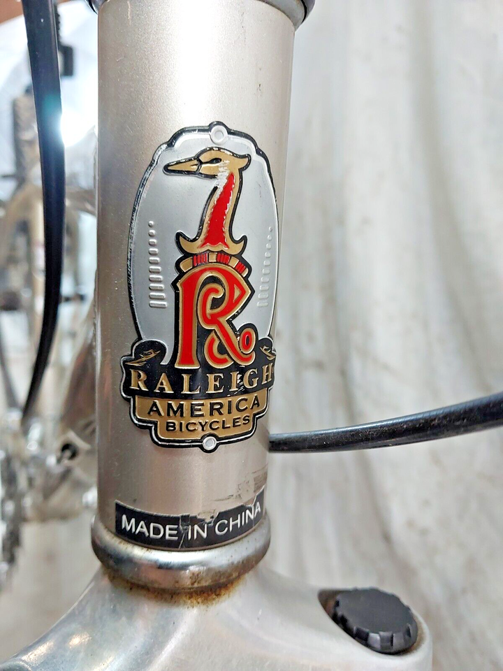 2008 Raleigh C40 Comfort Hybrid Bike Medium Suspension Triple Fast USA ...