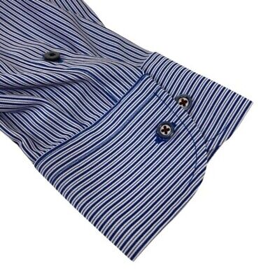 i-shirt long sleeve stripe 3L blue white Used i-shirt long sleeve stripe 3L blue white Used
