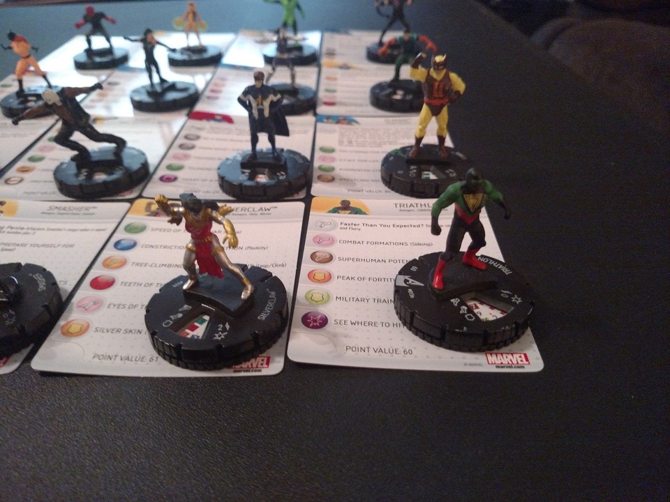 Marvel Avengers Assemble HeroClix Lot 16 figures w/cards Common ...