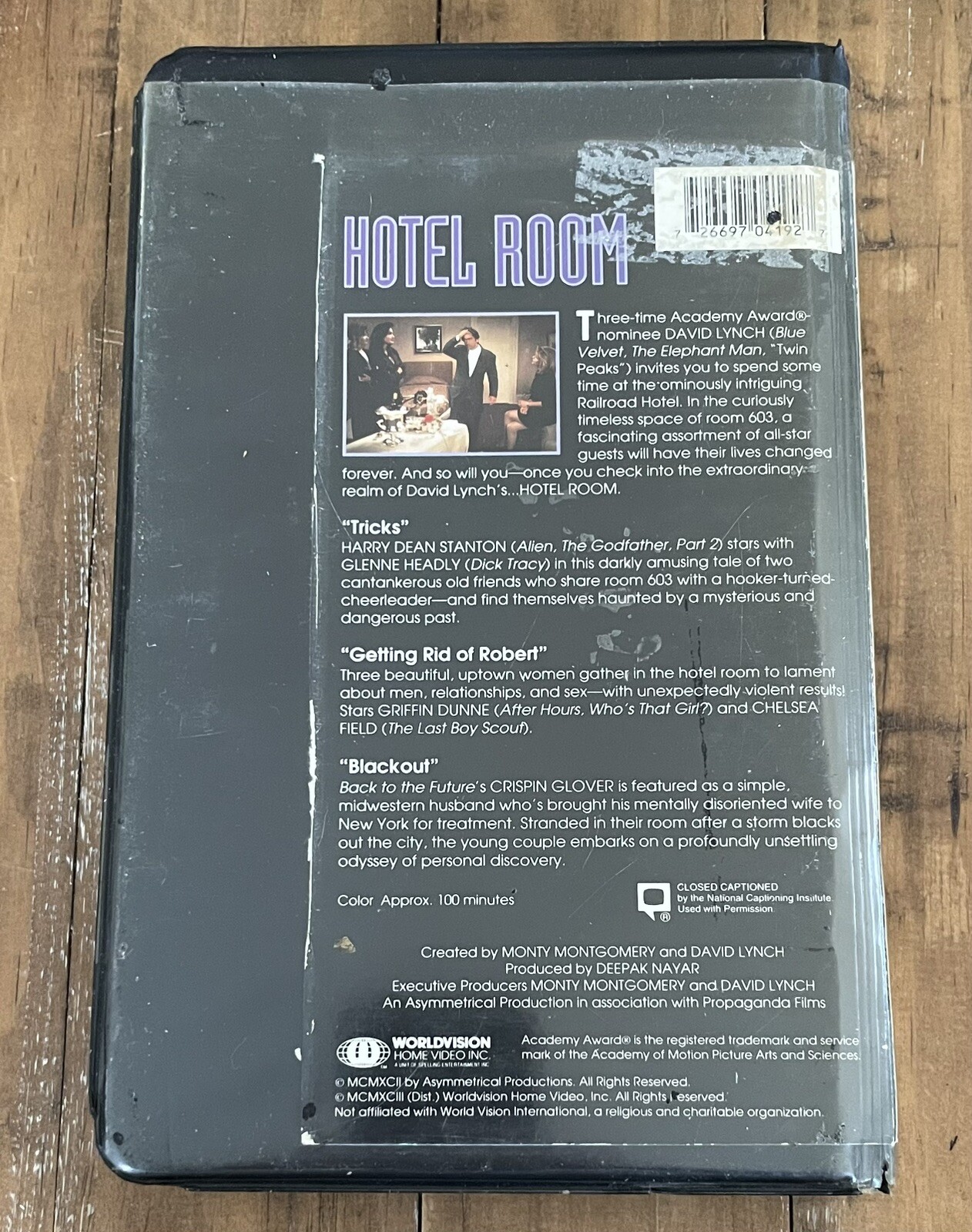 David Lynch's Hotel Room VHS - RARE OOP HBO | Grelly USA