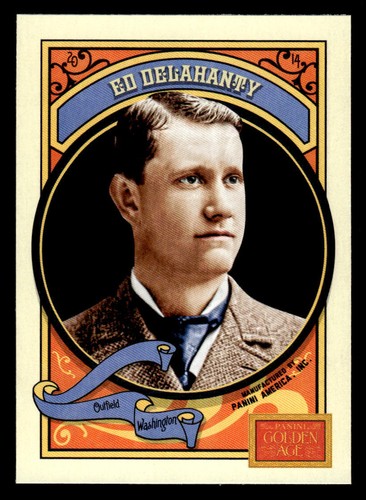 2014 Panini Golden Age #11 Ed Delahanty Card Washington Senators | eBay