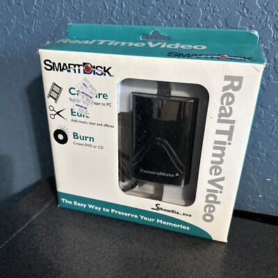 NEW SmartDisk Real Time Video Capture Transfer To DVD Composite ...