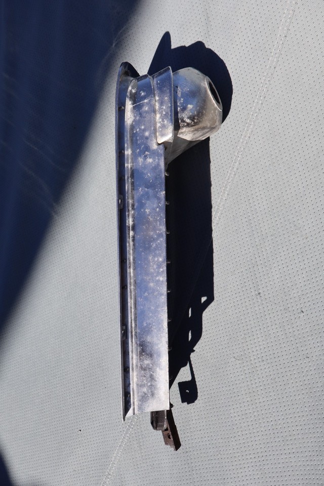 71 corvette original die cast chrome front park grill DRIVER side fiber ...