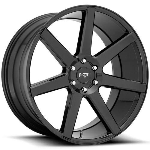 24x10 Niche M230 Future 6x135 30 Gloss Black Wheels Rims Set(4) 87.1 ...