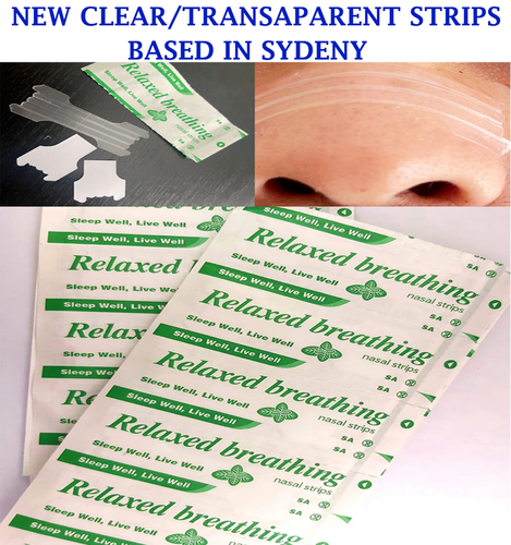 200 Clear Transparent Nasal Strips Stop Snoring Breathe Better Right ...