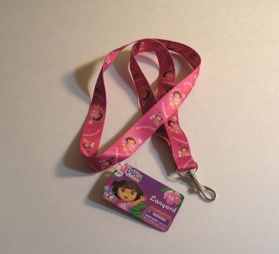 Dora The Explorer Lanyard Pink 18 Inch Dora Boots NEW | eBay