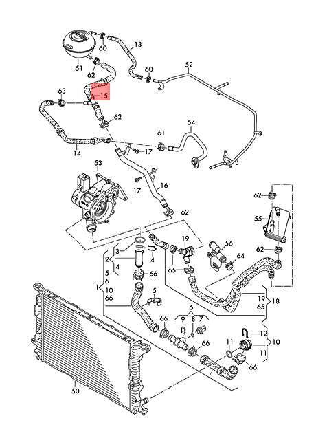 Genuine AUDI Q3 84G 8UG Coolant Hose 5N0122109AH | eBay