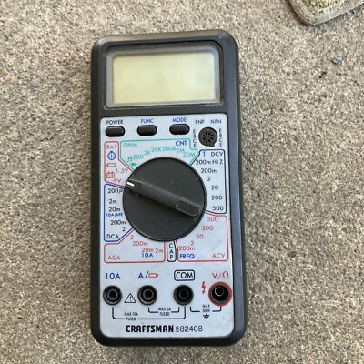 Multimeters - Craftsman Digital Multimeter