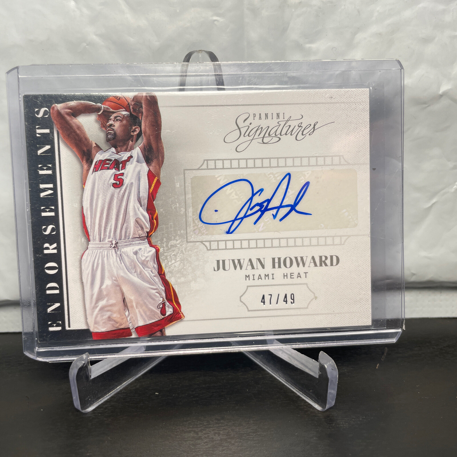 2013-14 Panini Signatures Juwan Howard Endorsements Auto Autograph /49 ...