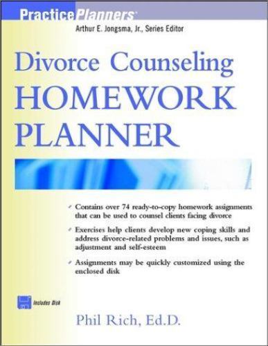 Practice Planners Ser.: Divorce Counseling Homework Planner by Phil ...