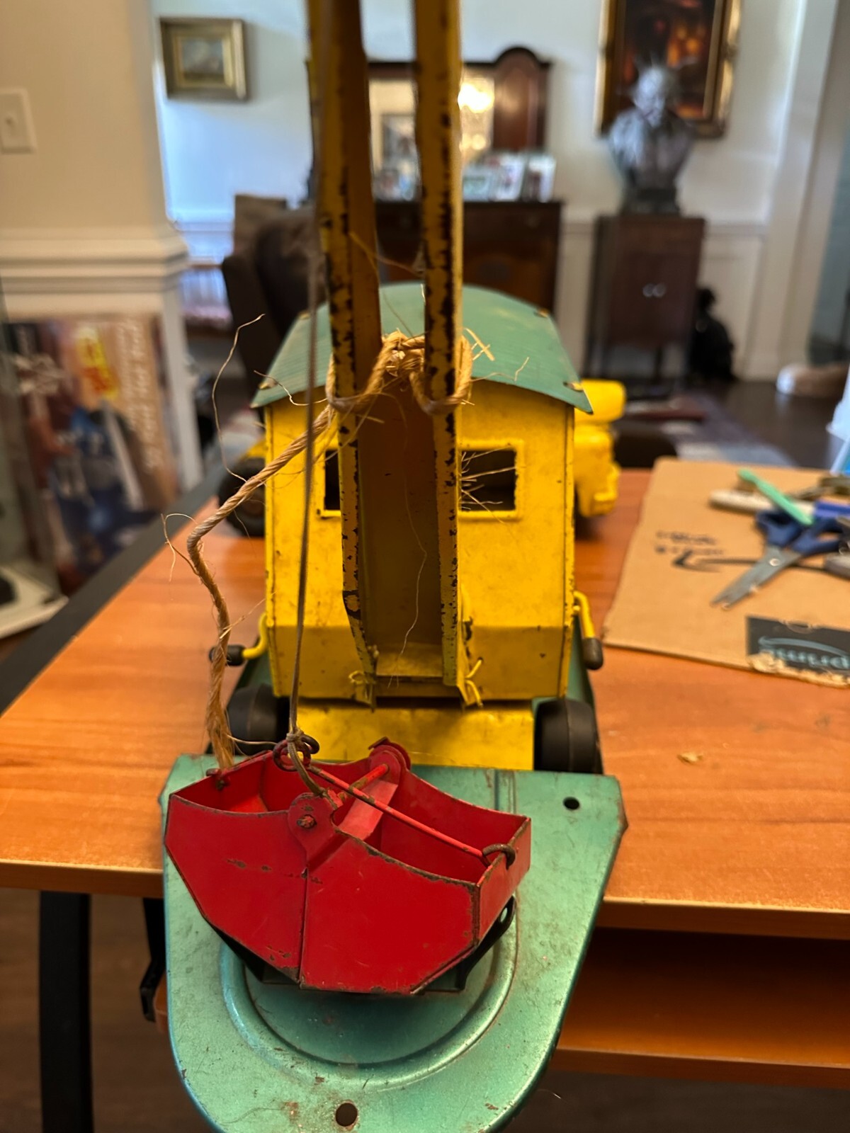 1950's Metal Structo Semi Cab Construction shovel trailer 30 inches | eBay