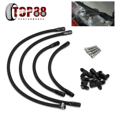 Complete Coolant Crossover Steam Vent Kit Stainless Steel For LS1 LS2 ...